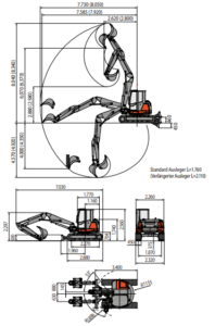 Eurocomach Minibagger 100TR kaufen - Reisinger Baumaschinen
